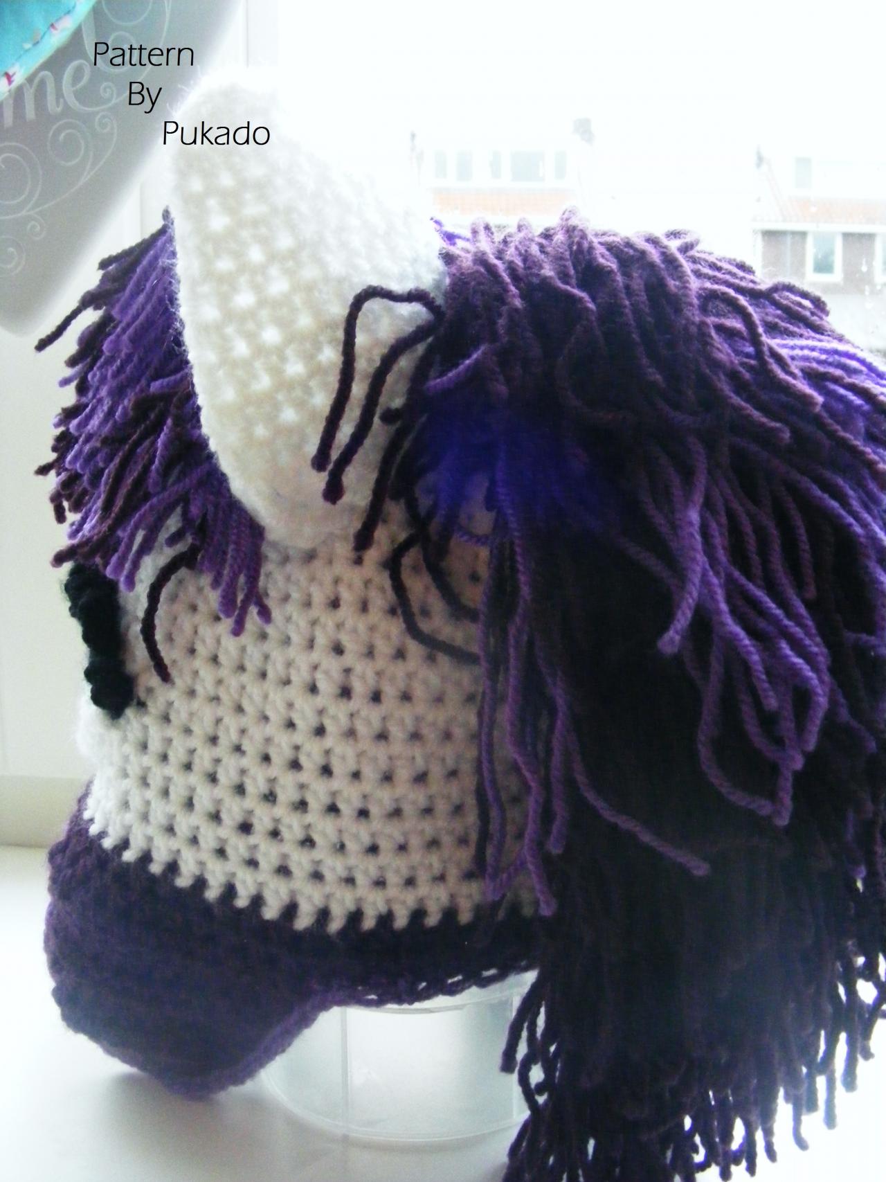Pattern Only - Pony Rarity Hat - DIY on Luulla